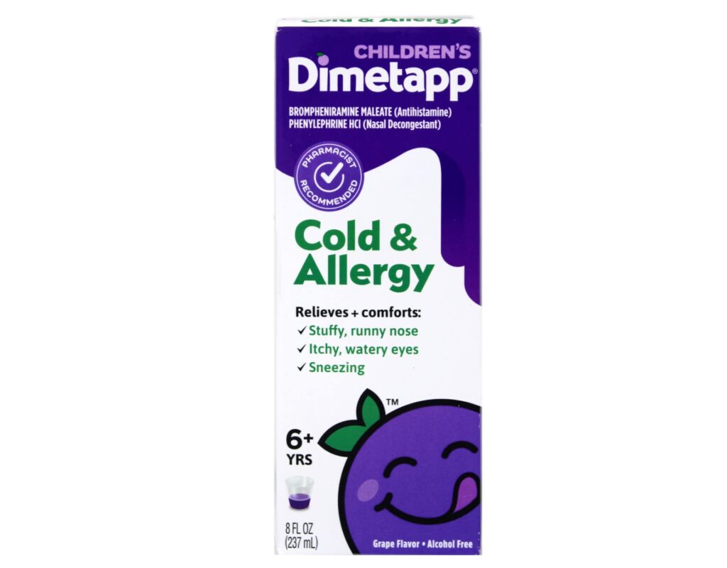 DIMETAPP LIQUID COLD & ALLERGY – 8OZ – UNIT | ALDUZ TRADING INC